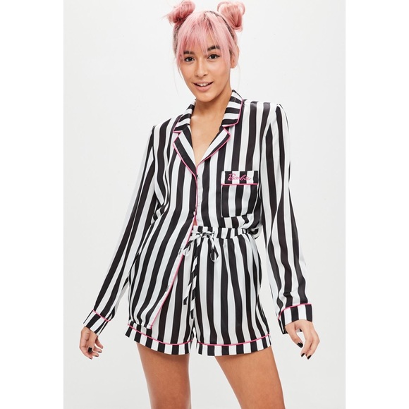 Missguided | Intimates & Sleepwear | Barbie X Missguided Stripe ...